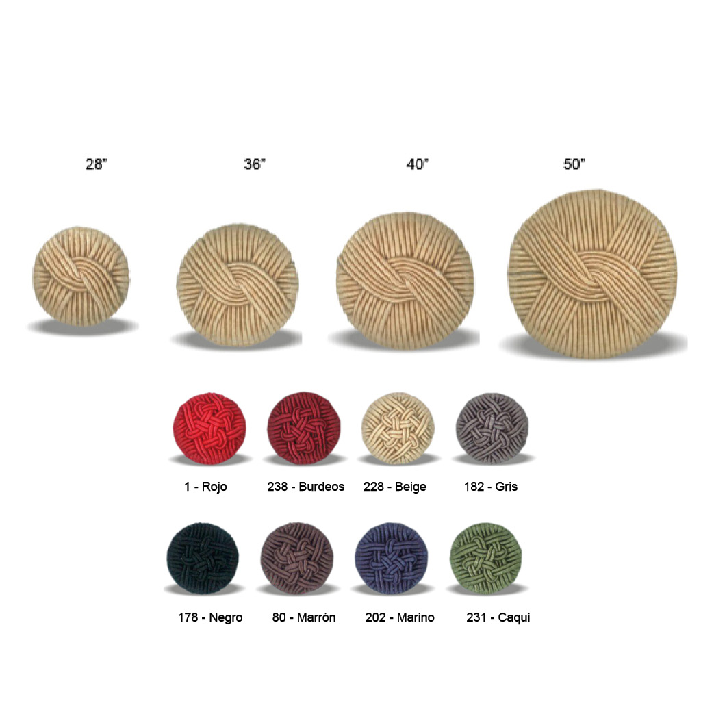 Botón pasamanería - Casa Alié