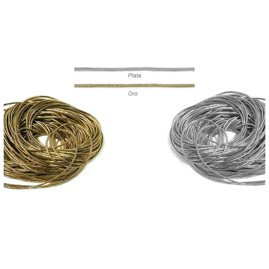 Cordón metalizado elástico - Casa Alié